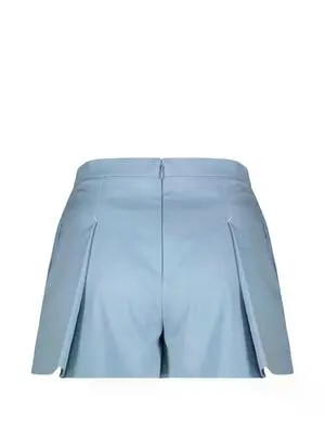 Red Valentino Pleated Mini Shorts