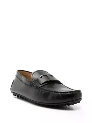 TOD'S Textured-leather Loafers