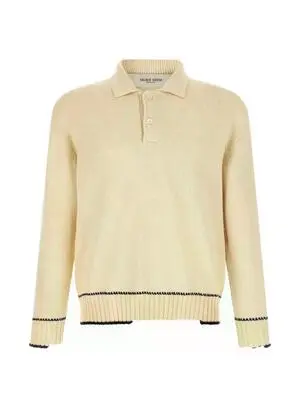 GOLDEN GOOSE Logo-print Rindley Sweater - Neutrals
