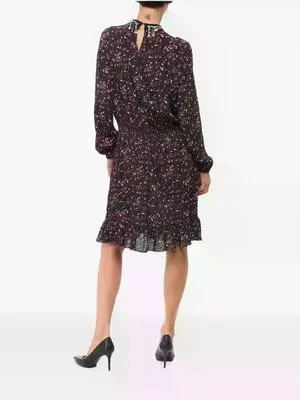 Dsquared2 Crystal-embellished Star-print Mini Dress