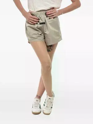 Fear Of God Logo Print Drawstring Shorts - Neutrals