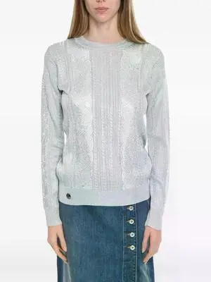 Philipp Plein Cable-knit Sweater