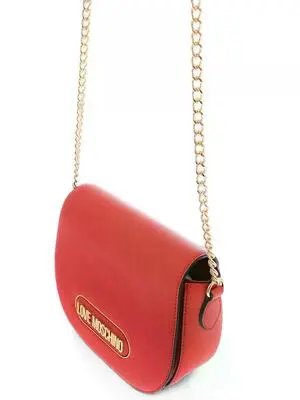Moschino Logo-plaque Chain-strap Shoulder Bag