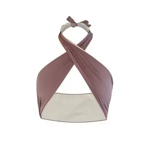 BELLETAGE SWIMWEAR Indio Mystic Power Reversible Bikini Top - Brown
