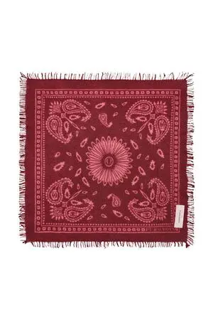 PURSCHOEN Maxi Bandana Scarf Bordo-deep Rose - Red