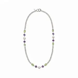 ONI Cable Slice Necklace - Silver
