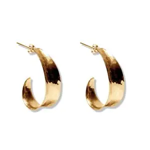 Argento Vivo Isla Hoop - Silver