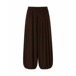Carmen Says Bruna Jersey Balloon Pants - Brown
