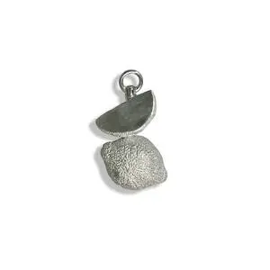 ONI Tilted Form Charm - Silver