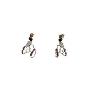 ONI Root Veil Earrings - Silver