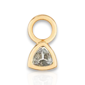 HILLARY ALEXANDRIA 14k Gold Topaz Earring Charm