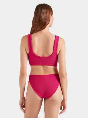 Hunza G Coverage Juno Bikini | | Original Crinkle™ Swimwear