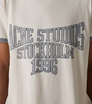 Acne Studios Printed Cotton Jersey T-shirt