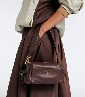 Prada Explore Small Leather Shoulder Bag