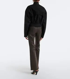 7 For All Mankind The Leggy Bootcut Coated Jeans
