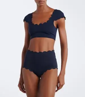 Marysia Mexico Scalloped Bikini Top