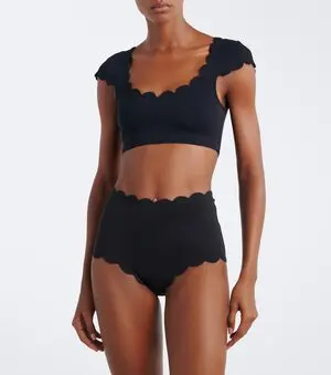 Marysia Mexico Scalloped Bikini Top