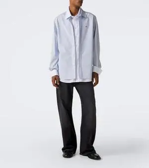 Acne Studios Layered Cotton Poplin Shirt