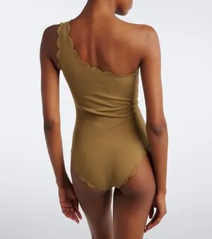 Marysia Santa Barbara One-shoulder Swimsuit - Green