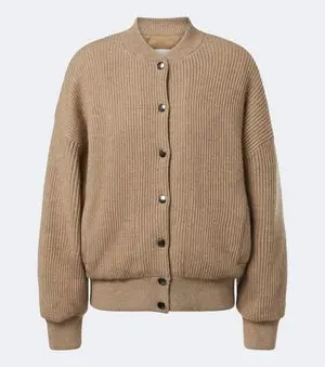 Brunello Cucinelli Ribbed-knit Cashmere Cardigan - Beige