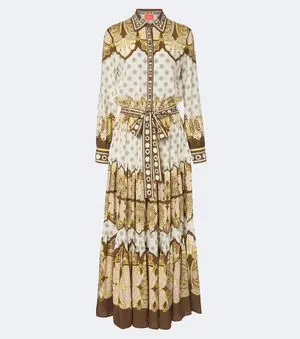 La DoubleJ Bellini Printed Voile Shirt Dress