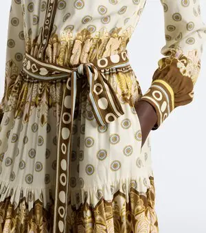 La DoubleJ Bellini Printed Voile Shirt Dress