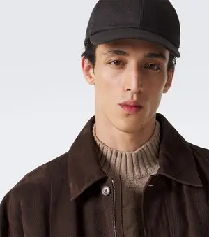 Agnona Wool Baseball Cap