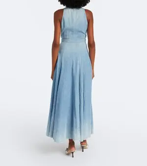 Ralph Lauren Peyton Denim Maxi Shirt Dress