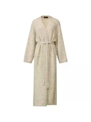 Fabiana Filippi Donegal Belted Flecked Cardigan - Neutrals