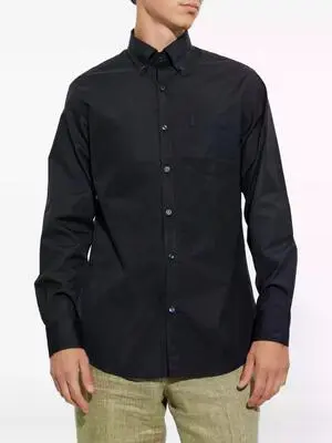 Paul & Shark Button-down Chest-pocket Shirt - Black
