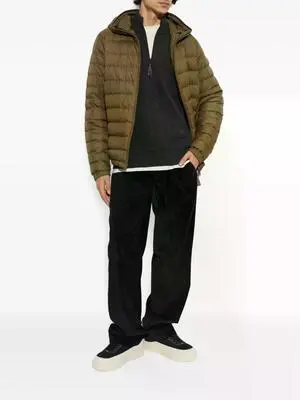 Moncler Half-zip Chest-pocket Sweater - Grey