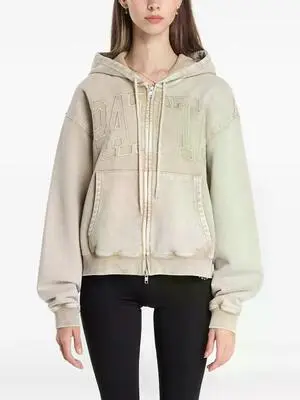 PATTA Logo-appliqué Zip-up Hoodie
