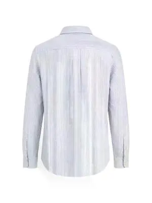 ALLEY DOCKS 963 Striped Long-sleeve Shirt