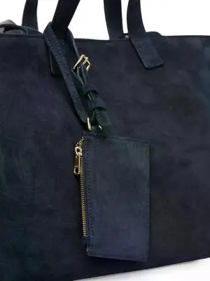 A.p.c. Le Drummer Suede Shoulder Bag - Blue