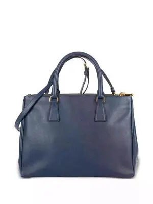 Prada Galleria Double-zip Tote Bag - Blue