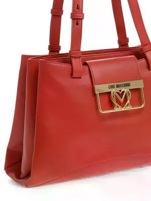 Moschino Logo-plaque Triple-compartment Tote Bag