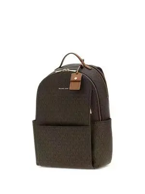 Michael Kors Large Sable Logo-print Backpack - Brown