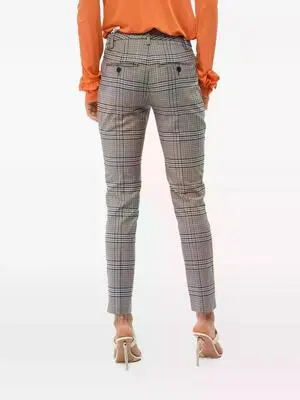 DONDUP Check Pattern Tailored Trousers