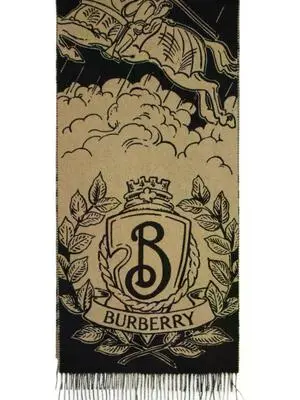 Burberry Reversible Fringed Scarf - Neutrals