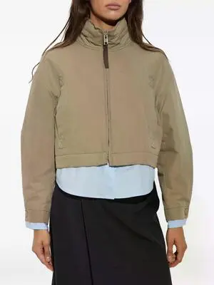 Moschino High-neck Cropped Jacket