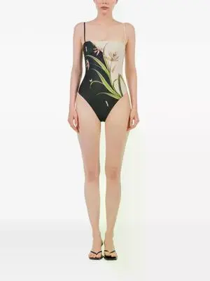 Agua Bendita Floral Print Swimsuit