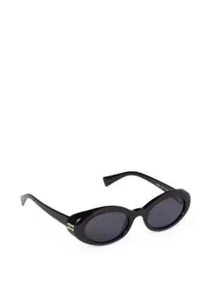 Miu Miu Oval Frame Sunglasses