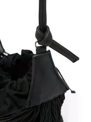 MARIANA MENDEZ Bowl Fringed Bucket Bag