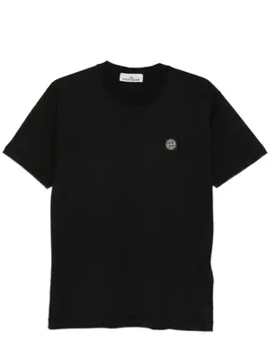 Stone Island Logo Cotton T-shirt