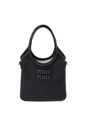 Miu Miu Ivy Mini Leather Handbag - Black