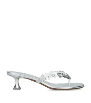 Amina Muaddi Sculptural Sandals For Women