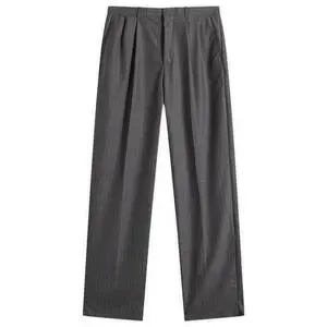 JIL SANDER Pinstripe Wool Trouser - Koala