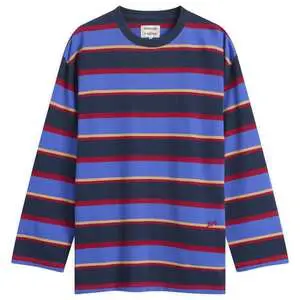 DAMSON MADDER Ali Long Sleeve Stripe T-shirt - Multi