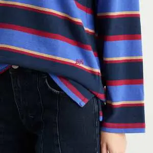DAMSON MADDER Ali Long Sleeve Stripe T-shirt