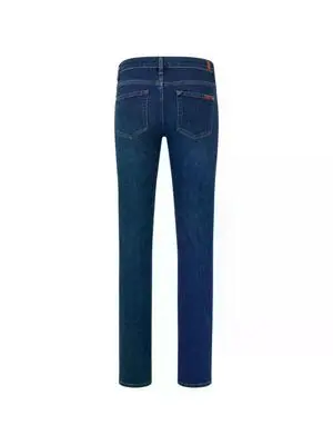 7 For All Mankind Faded Whiskered Jeans